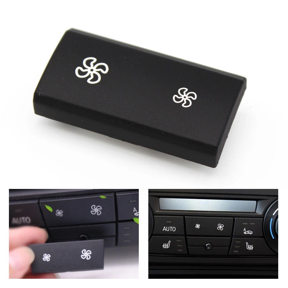Wind Air Volume AIR Conditioning Fan Switch Button Cover For BMW X5 X6 ...