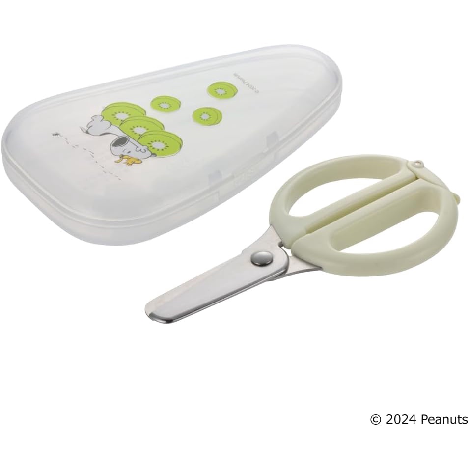 Directly from Japan Richell Peanuts Collection Crispy Breaking Baby Food Scissors FS 1 Piece ...