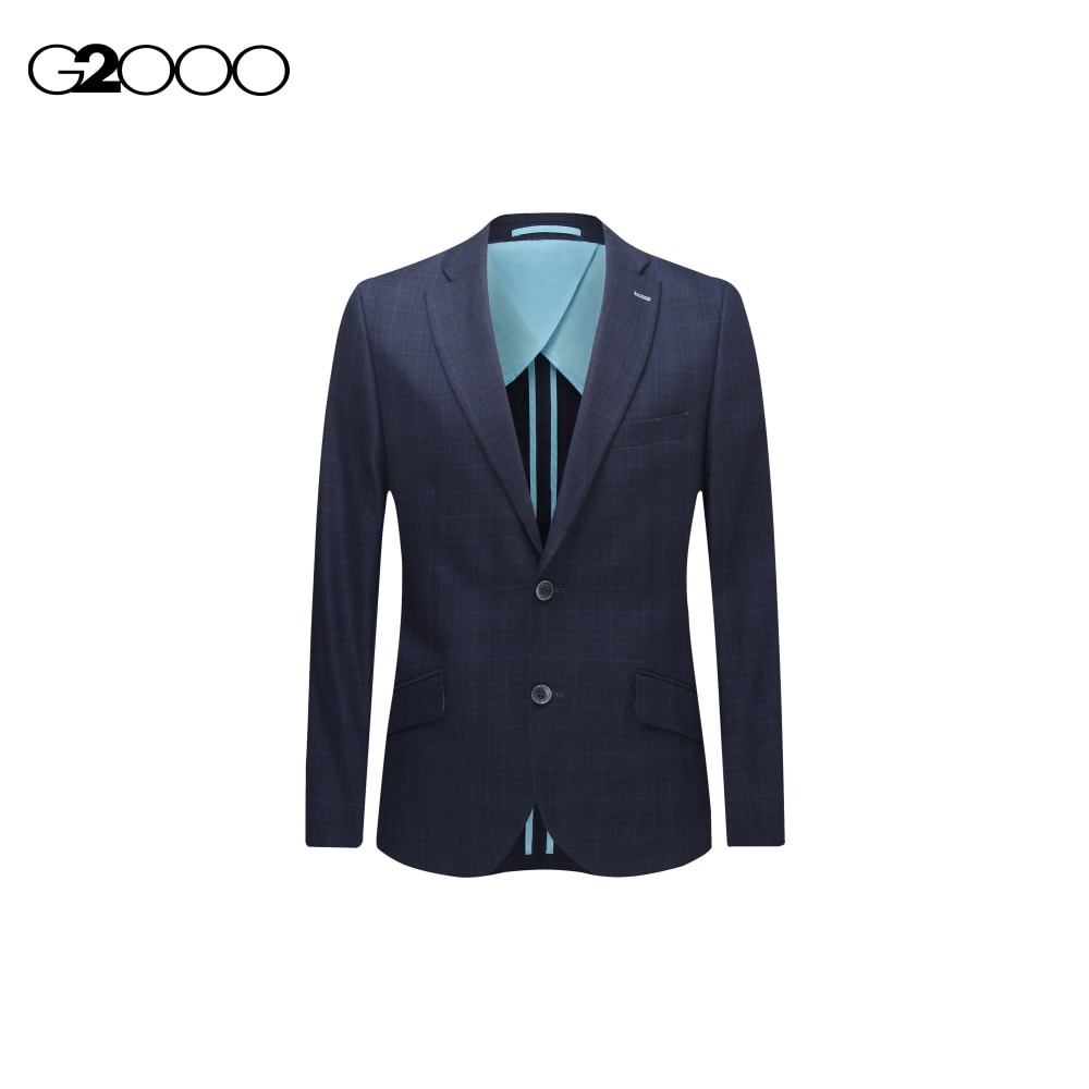 G2000 Pattern Suit Poly Rayon Check Suit Blazer | Shopee Singapore