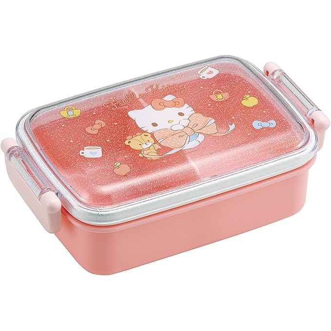 Lunch Box, 1 Tier, 450ml, Antibacterial, Made in Japan, Sanrio, Hello Kitty, Made in Japan ...