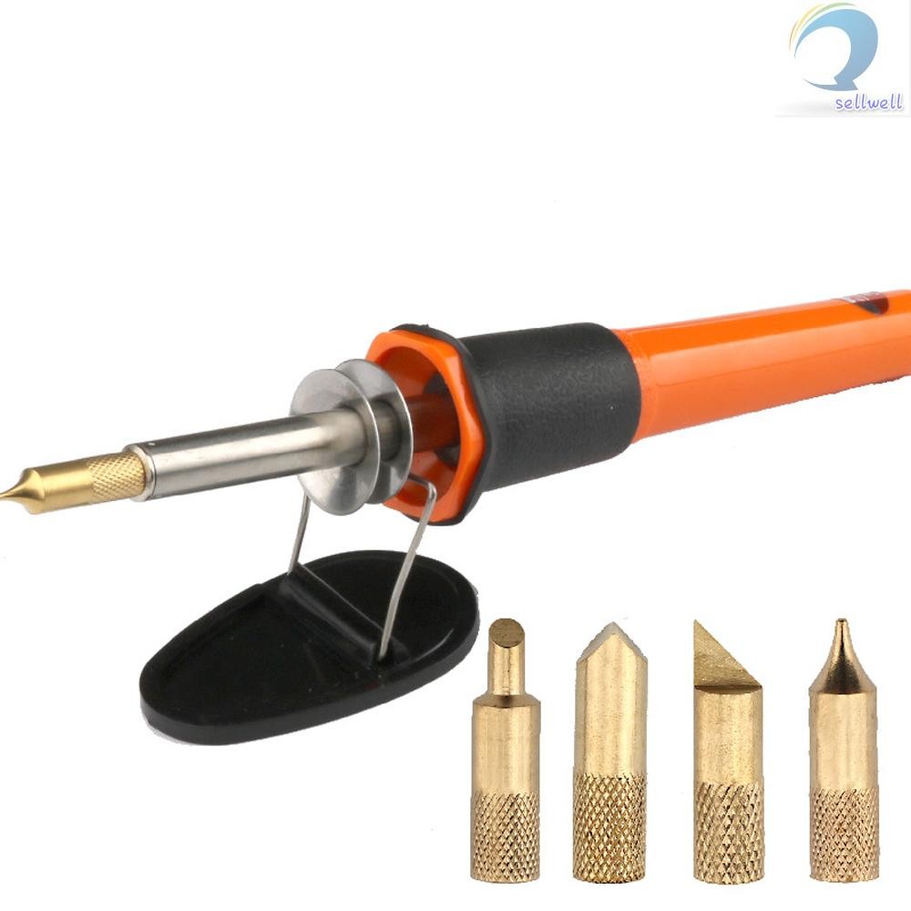 Portable Soldering Iron Set 30W Carving Pyrography Tool Electric Solder ...