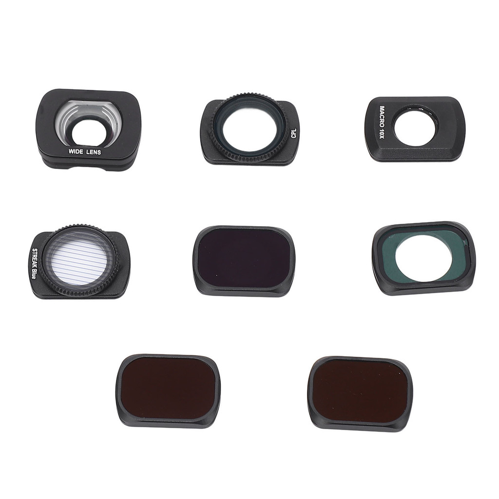 Camera Filter Set 8 In 1 Wide Angle Macro 1/4 ND16 ND64 ND256 CPL8 ...