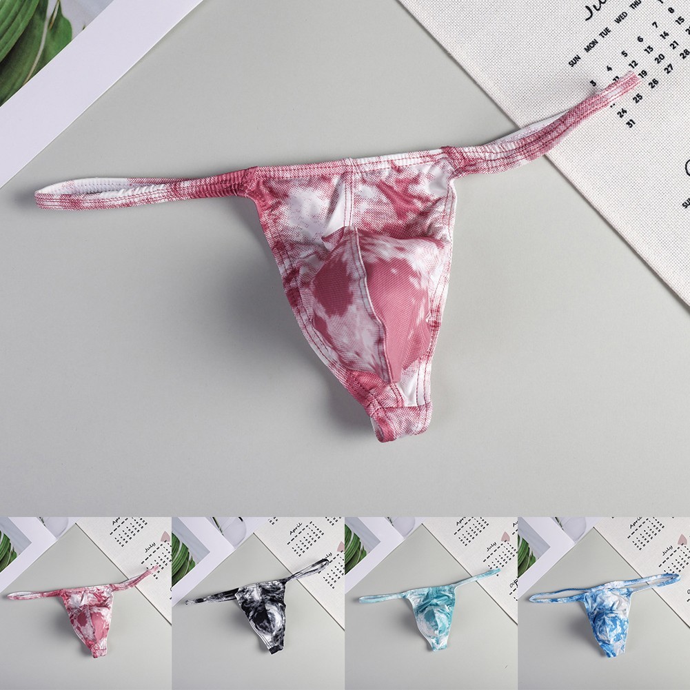 【RIN】Men Thin Mesh Thongs Sexy Cool Convex Single Underwear Stretch T ...