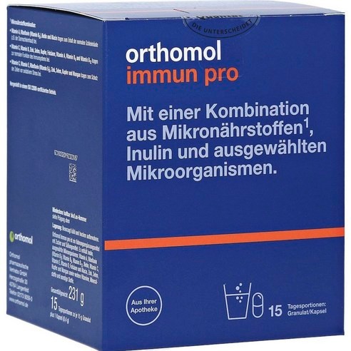 Orthomol Immun Pro 15-Day Supply – Immune Support with Probiotics ...