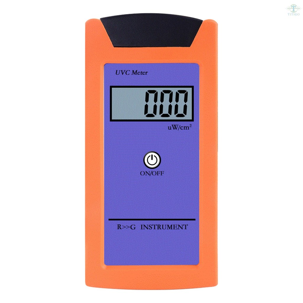 RGM-UVC Digital Illuminance Meter for Reptile UV Irradiance High Precision UV Irradiance Meter ...