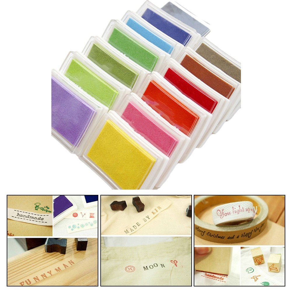 Fast ship Ink Stamp Pad DIY Craft Rubber Self Inking Stamps ...
