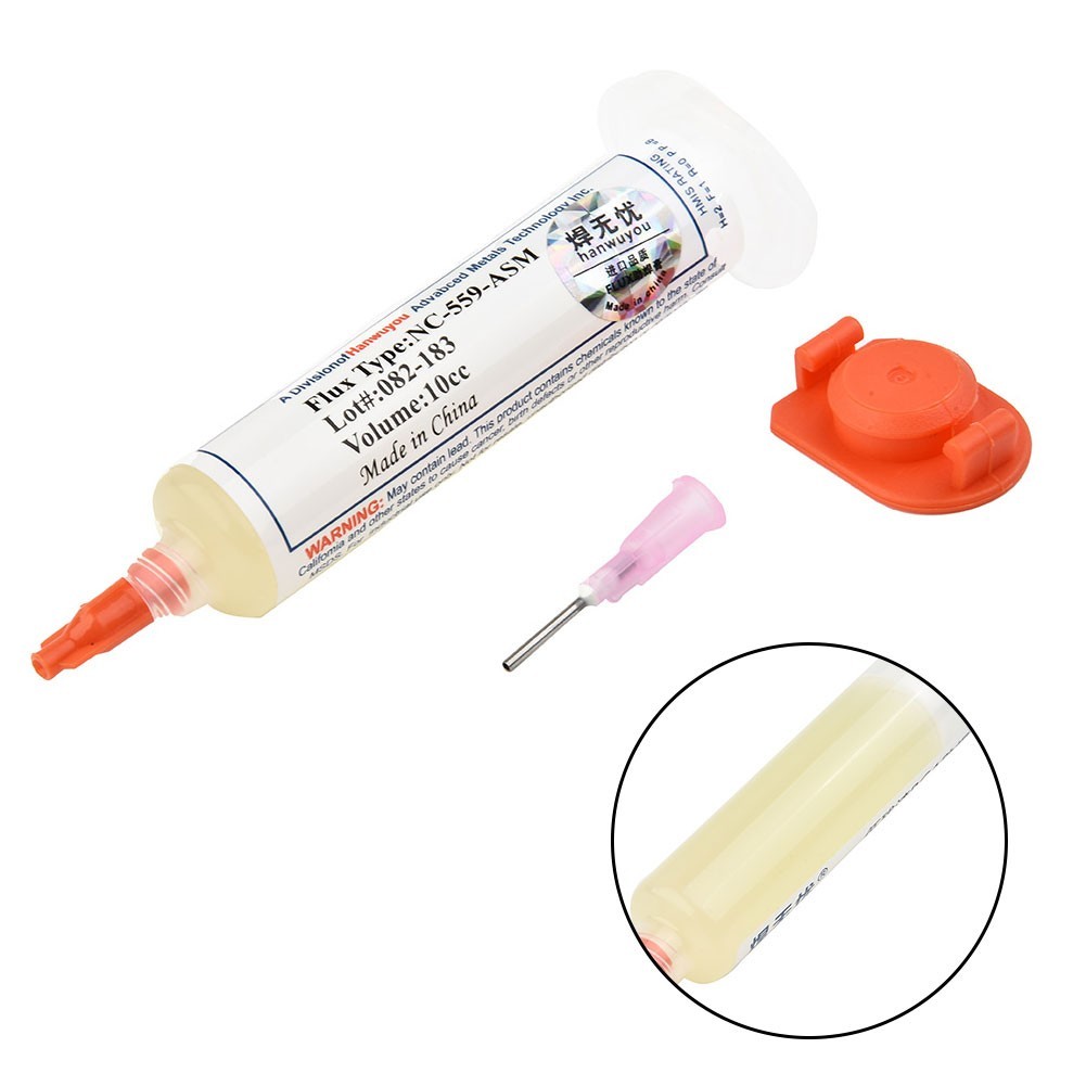 SD-10CC NC-559-ASM UV Flux Lead Free Soldering Material Solder Paste ...