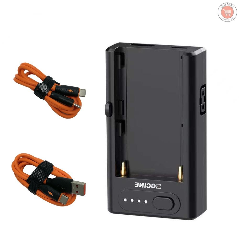 ZGCINE NP-F Battery Charger with 21W Type-C PD Input USB-A/ D-tap/ Type ...