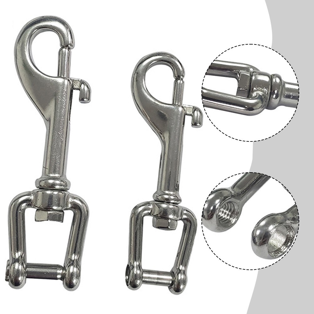 SD-Heavy Duty Stainless Steel Shackle Bolt Snap Hook for Yacht Scuba ...