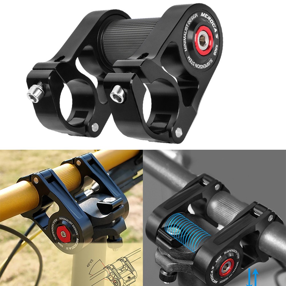 [stock] Folding Bike Suspension Stem Double Shock Stem 25.4mm Bicycle ...