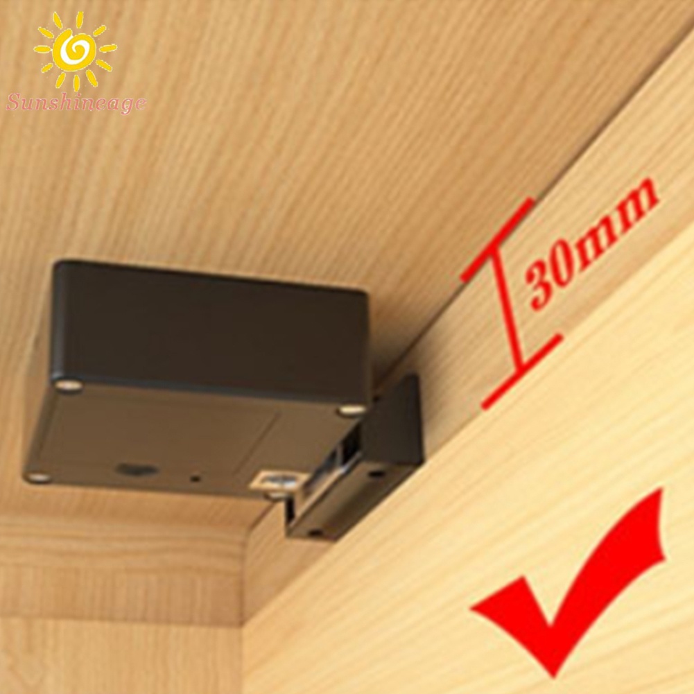【SUNSHINEAGE】Smart Wood Door Lock Keyless Invisible Lock IC Card NFC ...