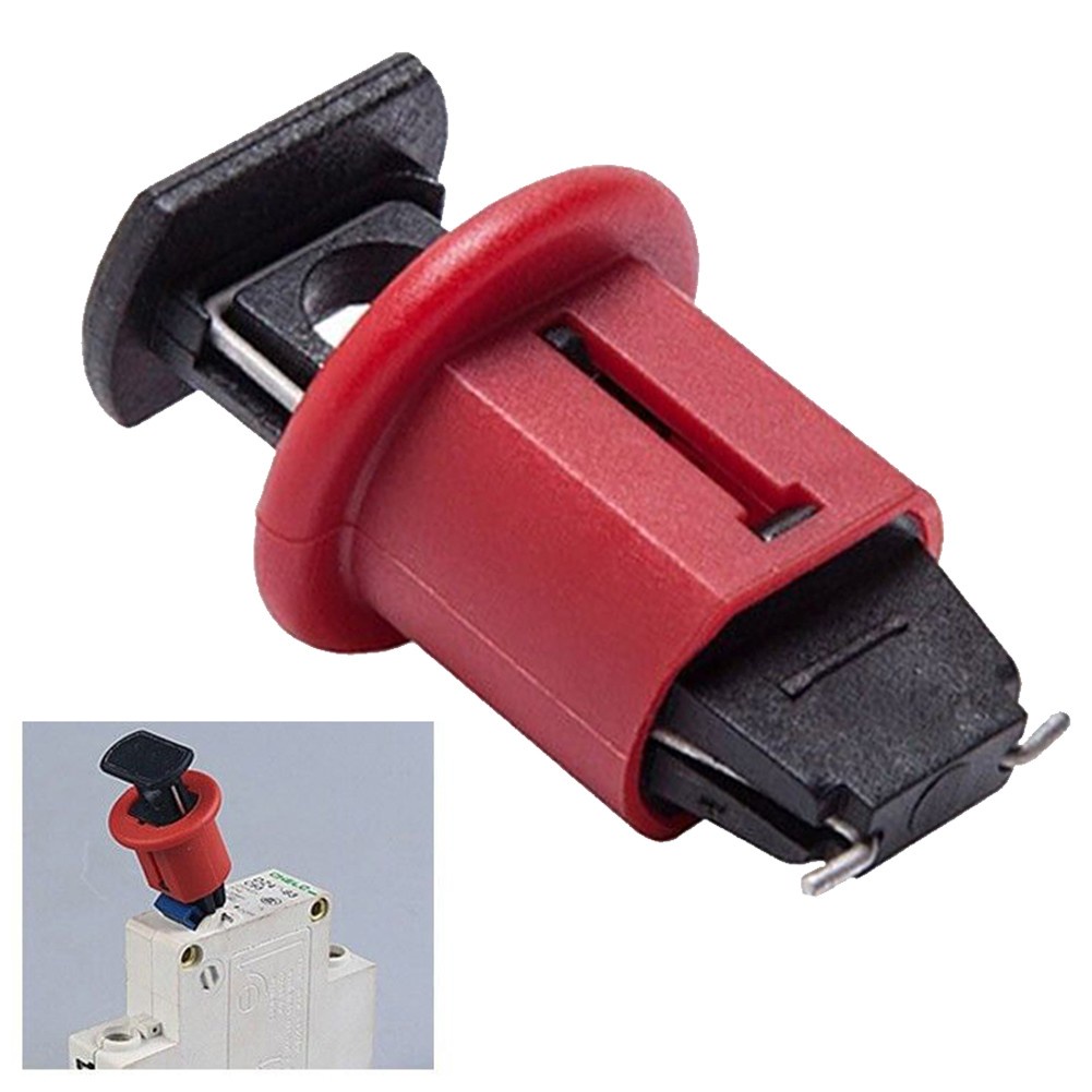 【COLORFUL】MCB Lock Circuit Breaker Lockout Device Push Pin Lock Off ...