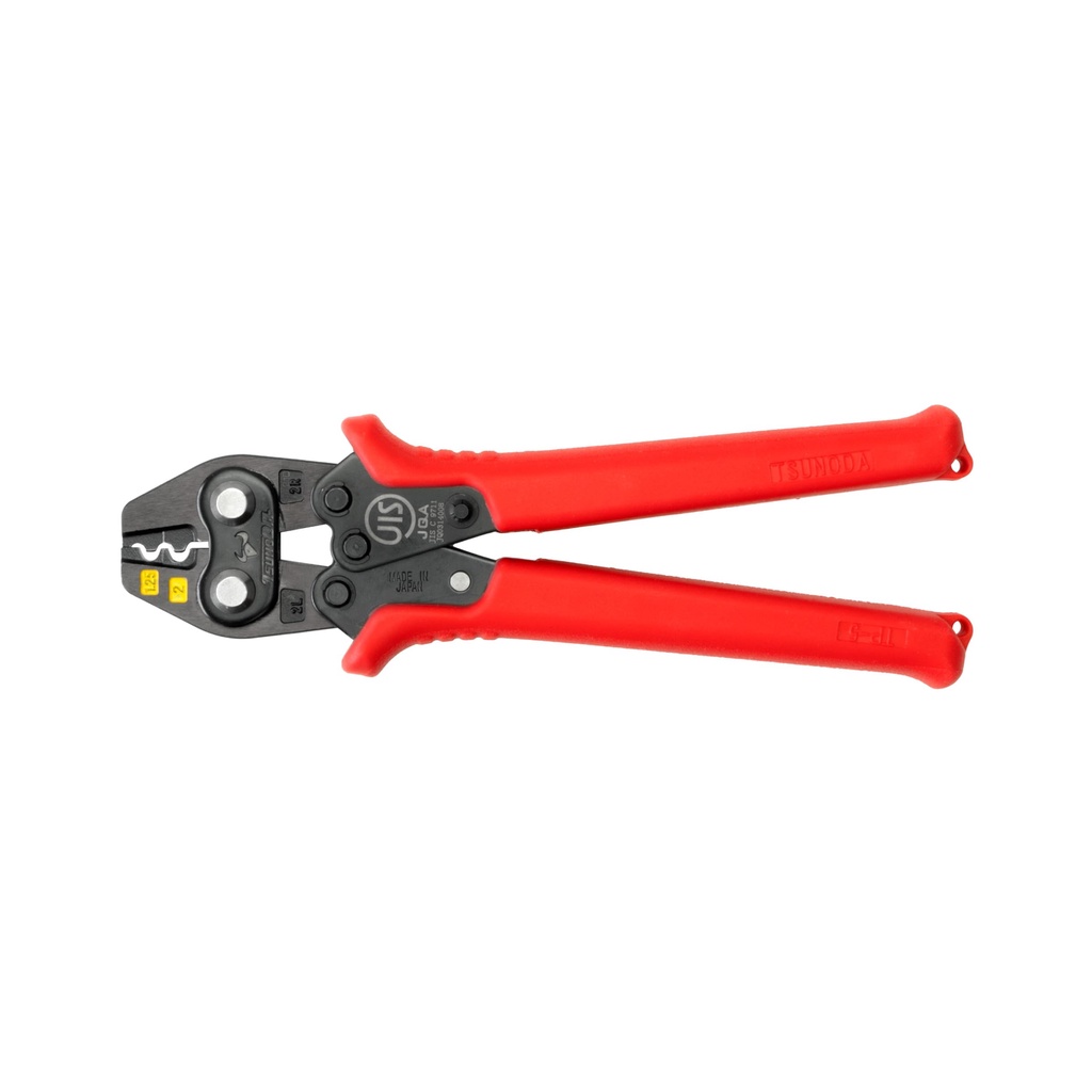TSUNODA Crimping Tool for Bare Crimp Terminals and Sleeves TP-2 JIS ...