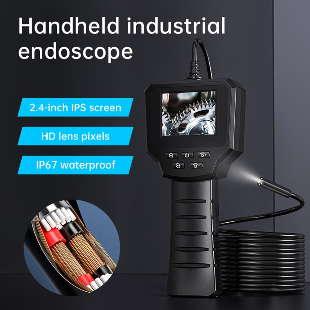 [stock] Industrial Borescope Camera IPS Screen HD1080P Sewer Inspection ...