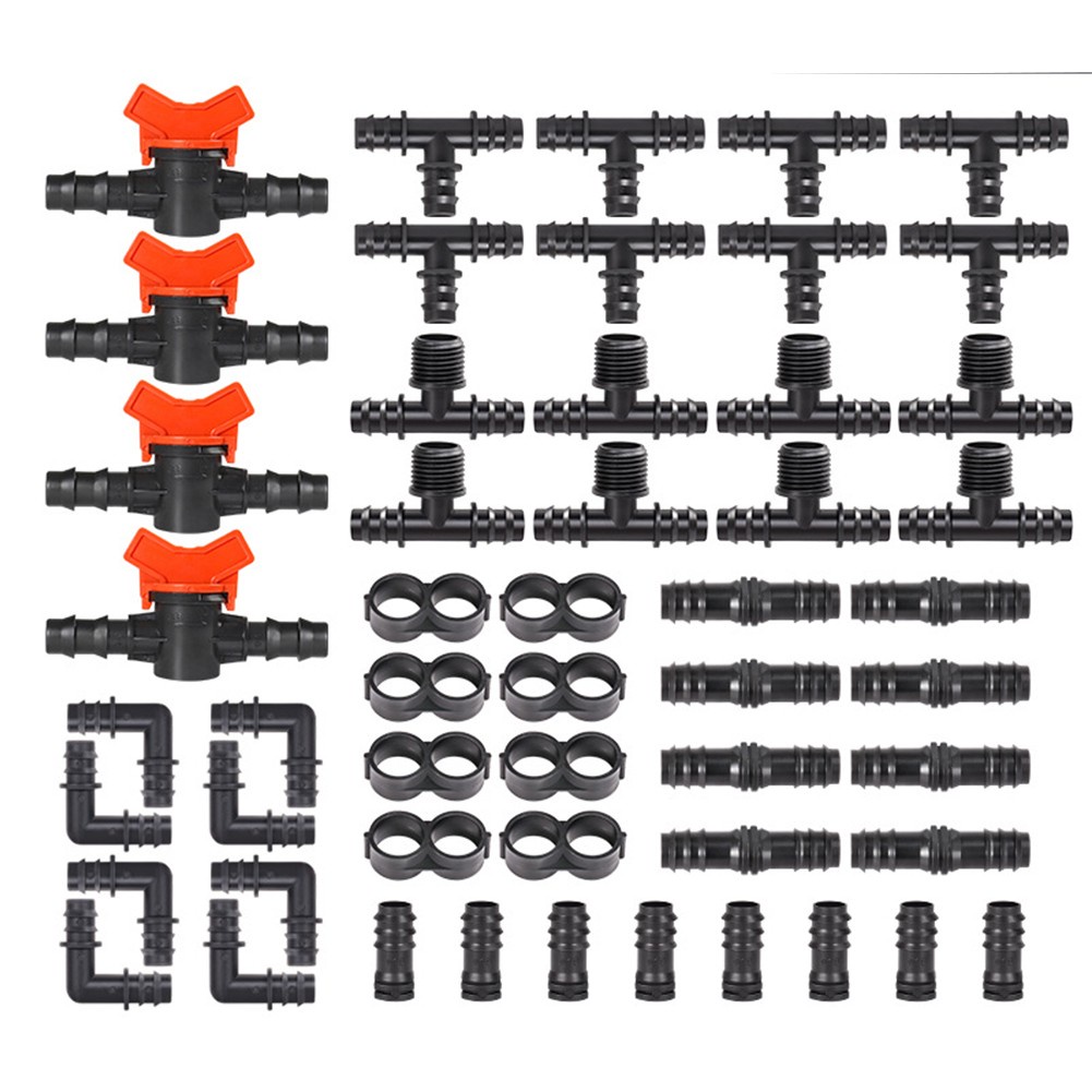 Drip Irrigation Fittings Kit Garden Drip Sprinkler Systems Water Hose ...