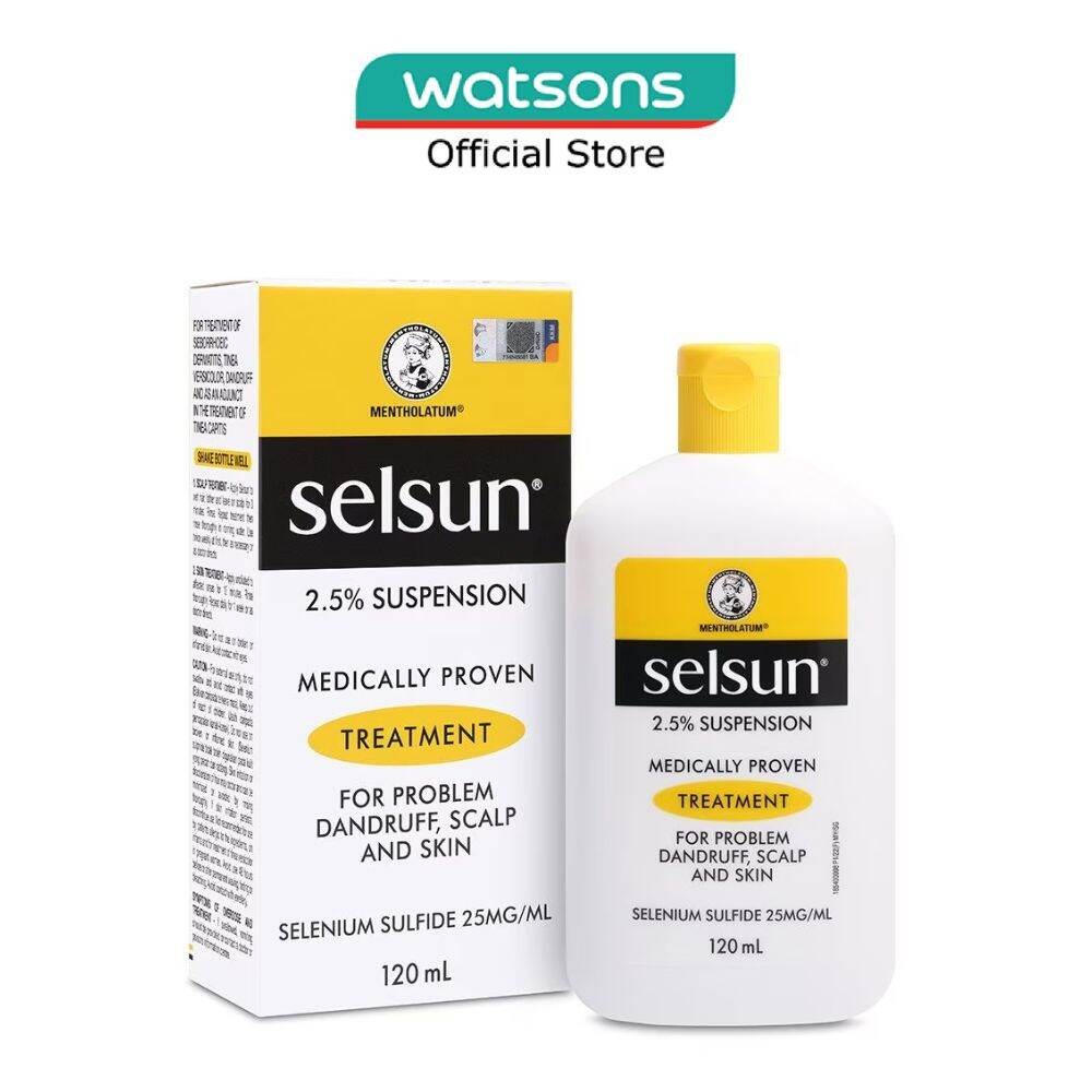 SELSUN 2.5% Anti Dandruff Suspension Shampoo (Medically Proven ...