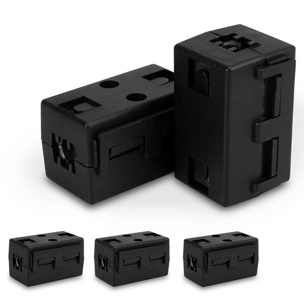 ⭐ New Arrival⭐ Ferrite Ring Core Black Clip-On Square Ferrite Core ...