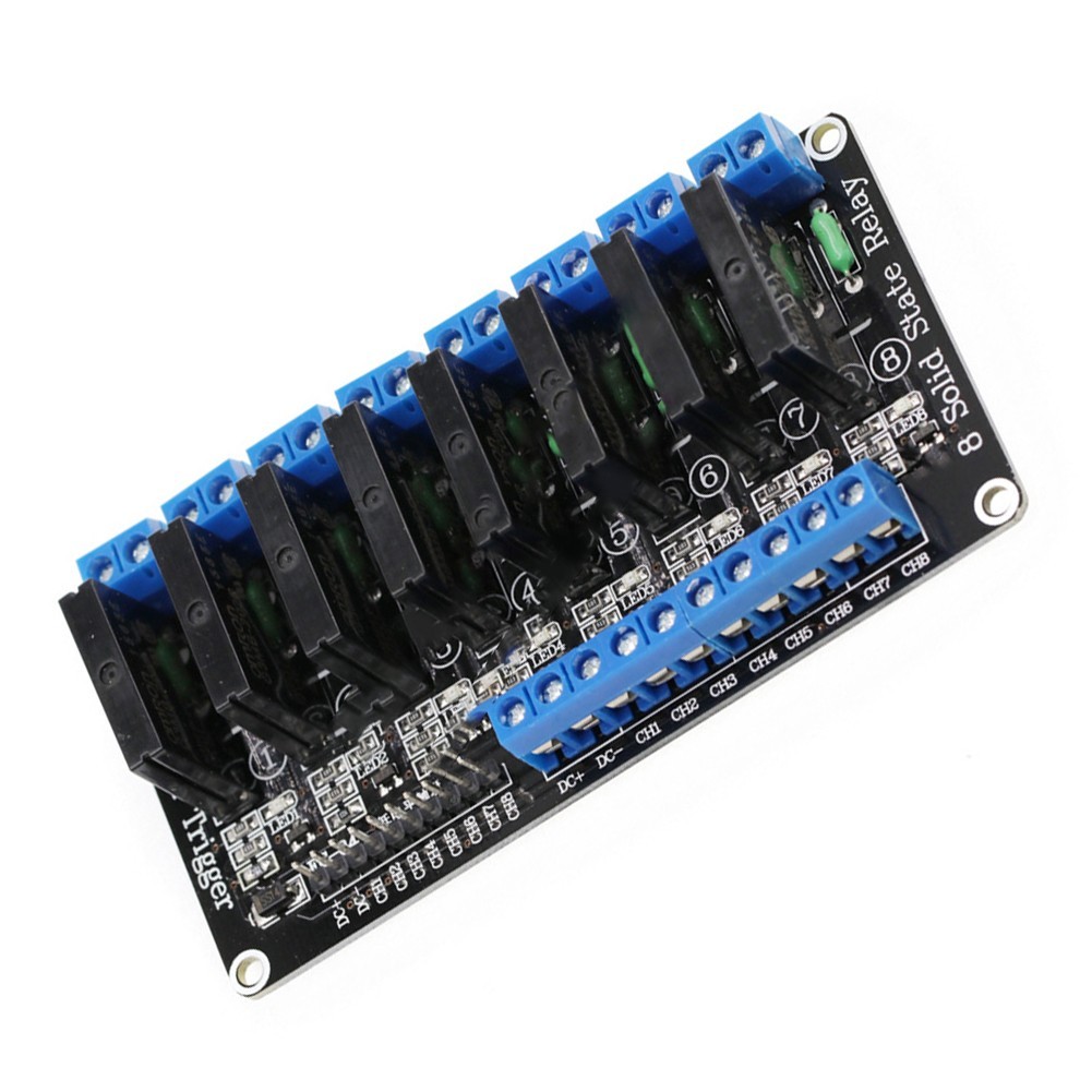 【ISHOWMAL HOT】High performance 5V 8-channel solid-state relay module ...