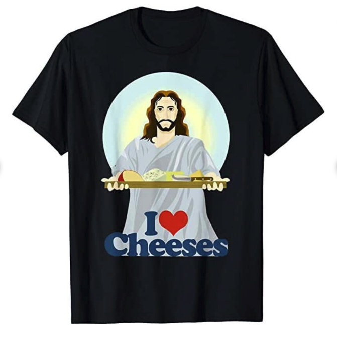 I Love Jesus T-Shirt Father Ted Cheeses Christian Cheese Var Full Sizes ...