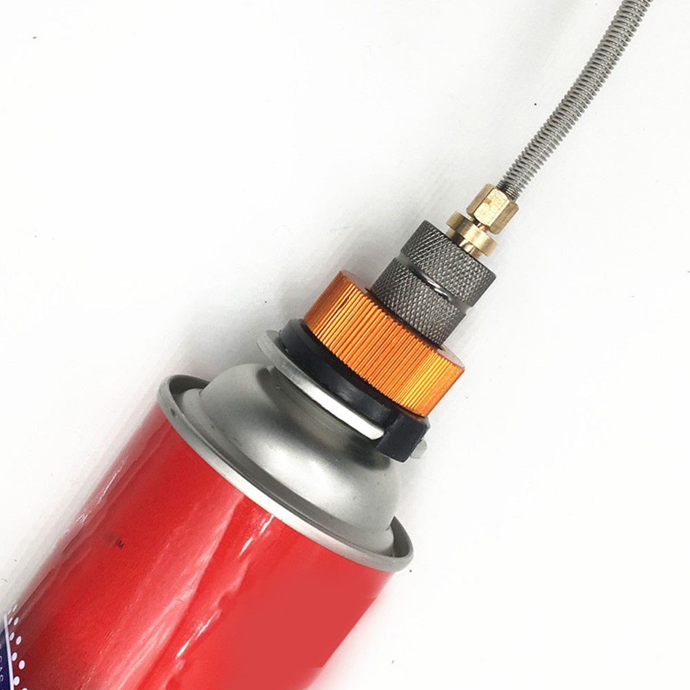 [HOT] Outdoor Camping Butane Stove Gas Refill Adapter Gas Nozzle Bottle ...