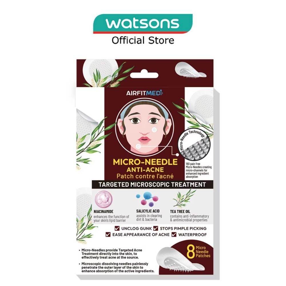AIRFIT Micro-Needle Anti-Acne Patch (With Niacinamide, Salicylic Acid ...