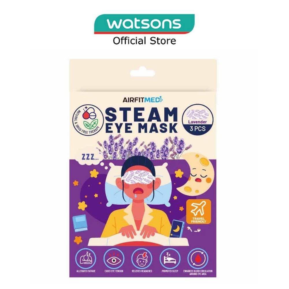 AIRFIT Steam Eye Mask Lavender 3s | Shopee Singapore