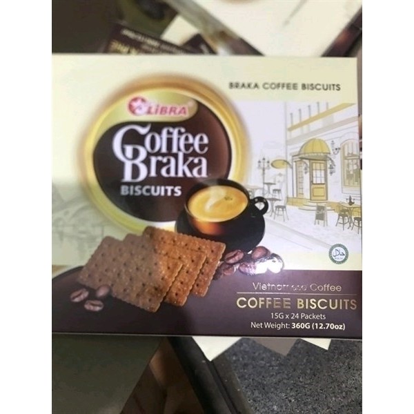 Olibra coffee braka biscuits 360g | Shopee Singapore