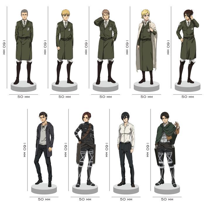 STAND FIGURE ATTACK ON TITAN FINAL STANDEE ACRYLIC AOT FINAL BATTLE ...