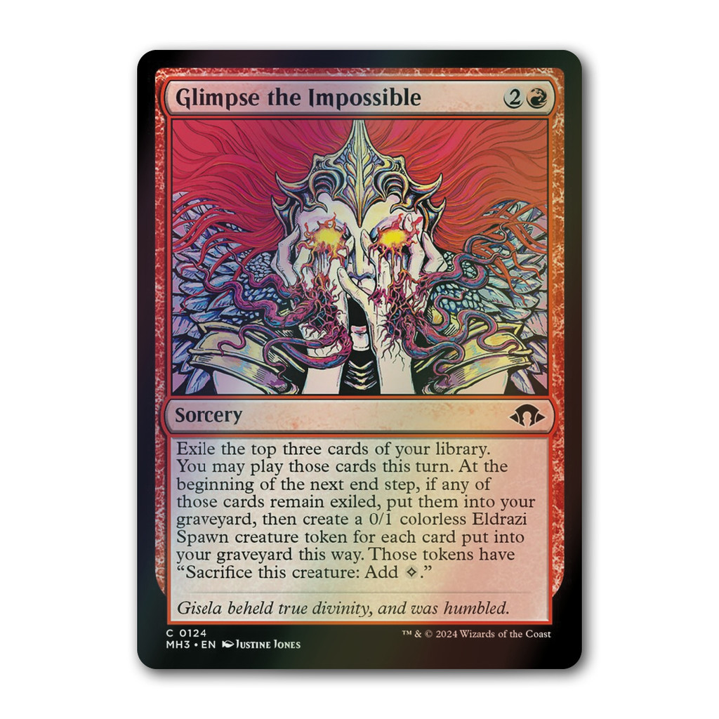 [MTG] Glimpse The Impossible [MH3] [Red] [Common] [Foil] [ENG] [2024 ...