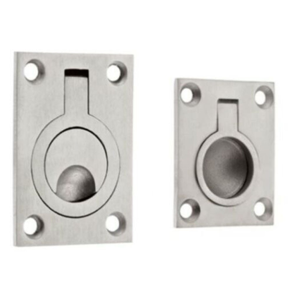 [ANGY] Stainless Steel Finger Flush Ring Pull Handle Cupboard Cabinet ...