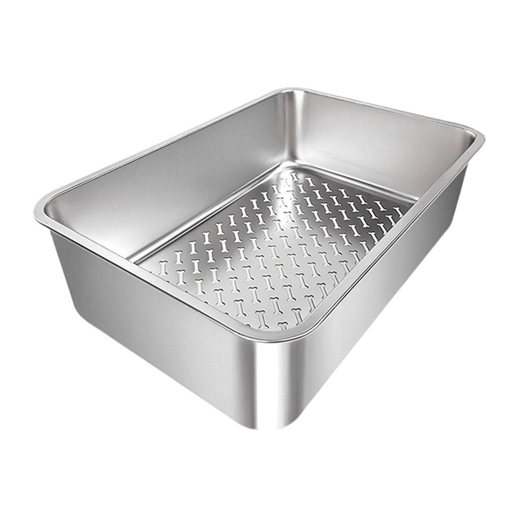 [SG115] Indoor Cat Litter Tray With Stainless Steel Construction And ...