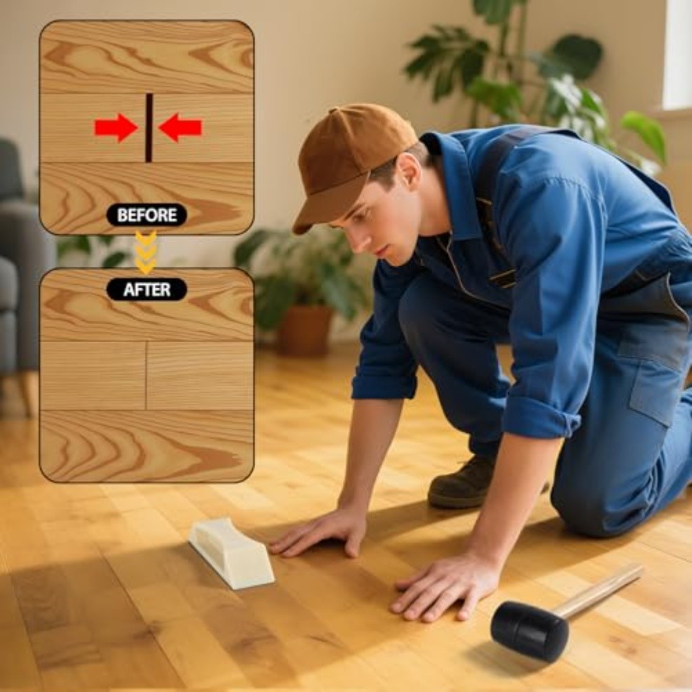 【VARSTR】Floor Gap Fixer Tool Kit: Heavy-Duty Plank Grabber for Seamless ...