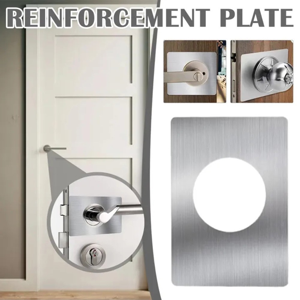 [ANGY] 2Pcs Universal Stainless Steel Plate Repair Doors Deadbolt Door ...