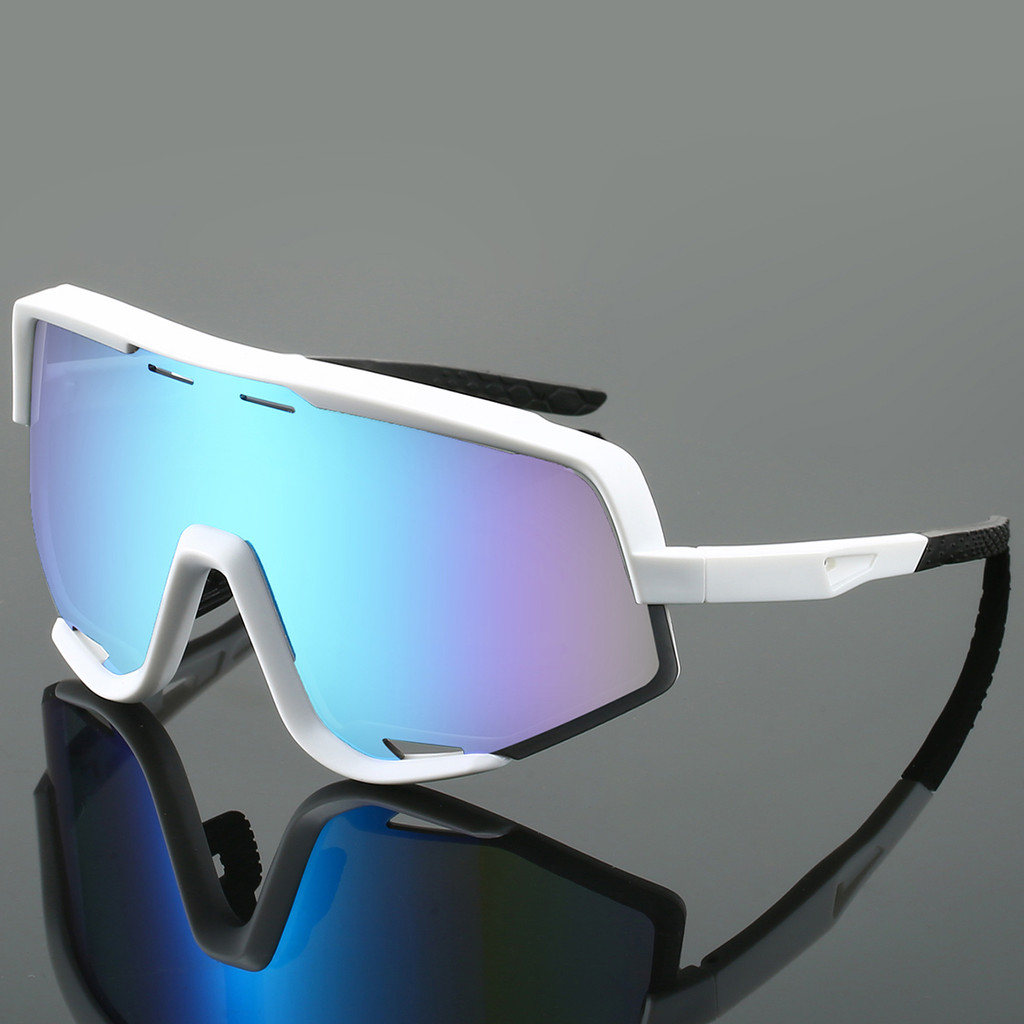 KAMMPT Mirror Sports Goggle Men New Punk Design Wrapped Round Cycling ...