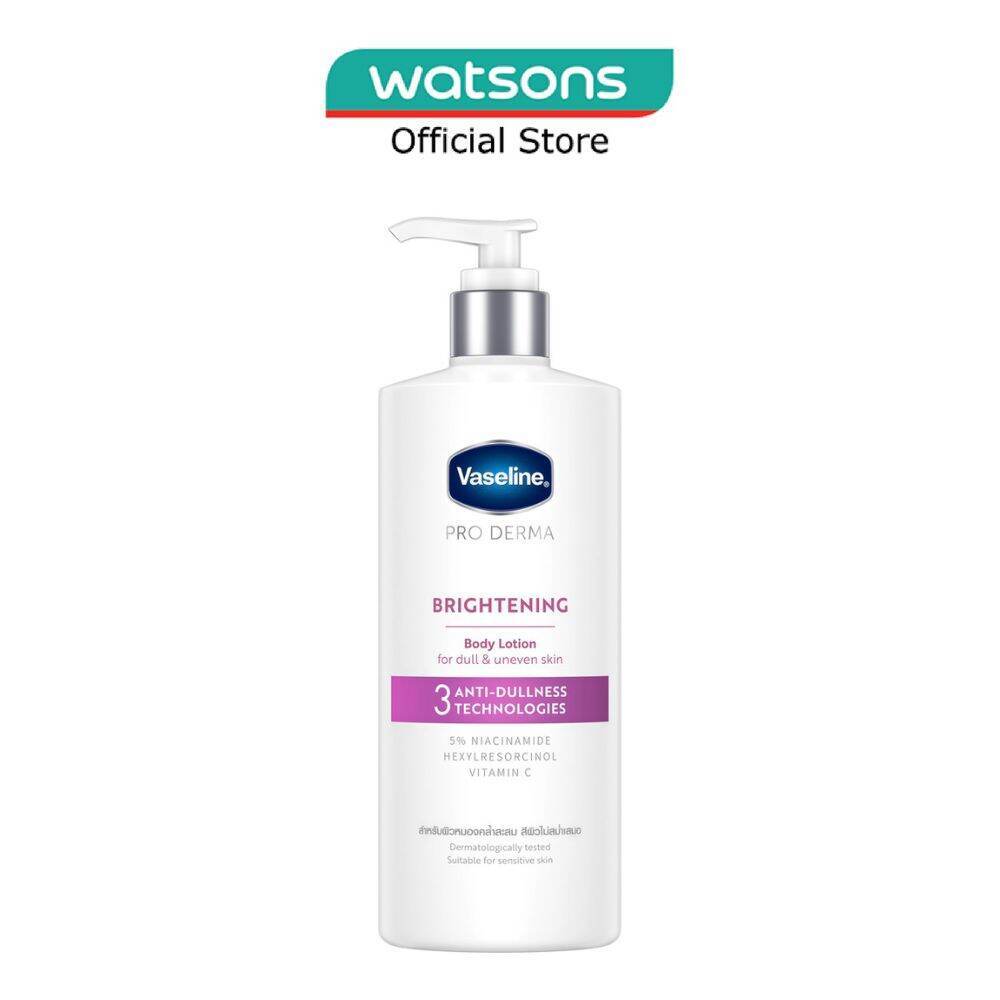 VASELINE Pro Derma Brightening Body Lotion 465ml | Shopee Singapore