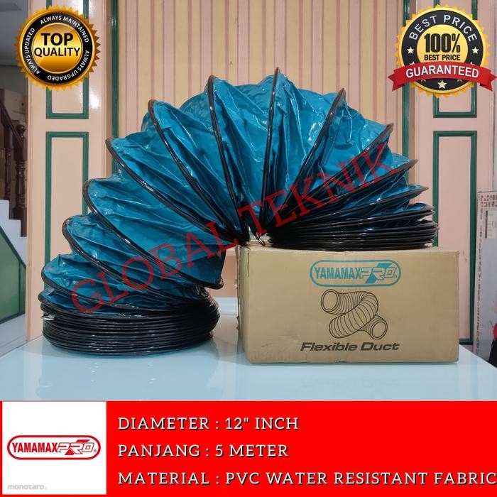ORIGINAL Flexible Duct 12" Inch 5 Meter blower Hose 12" Hose Blower ...