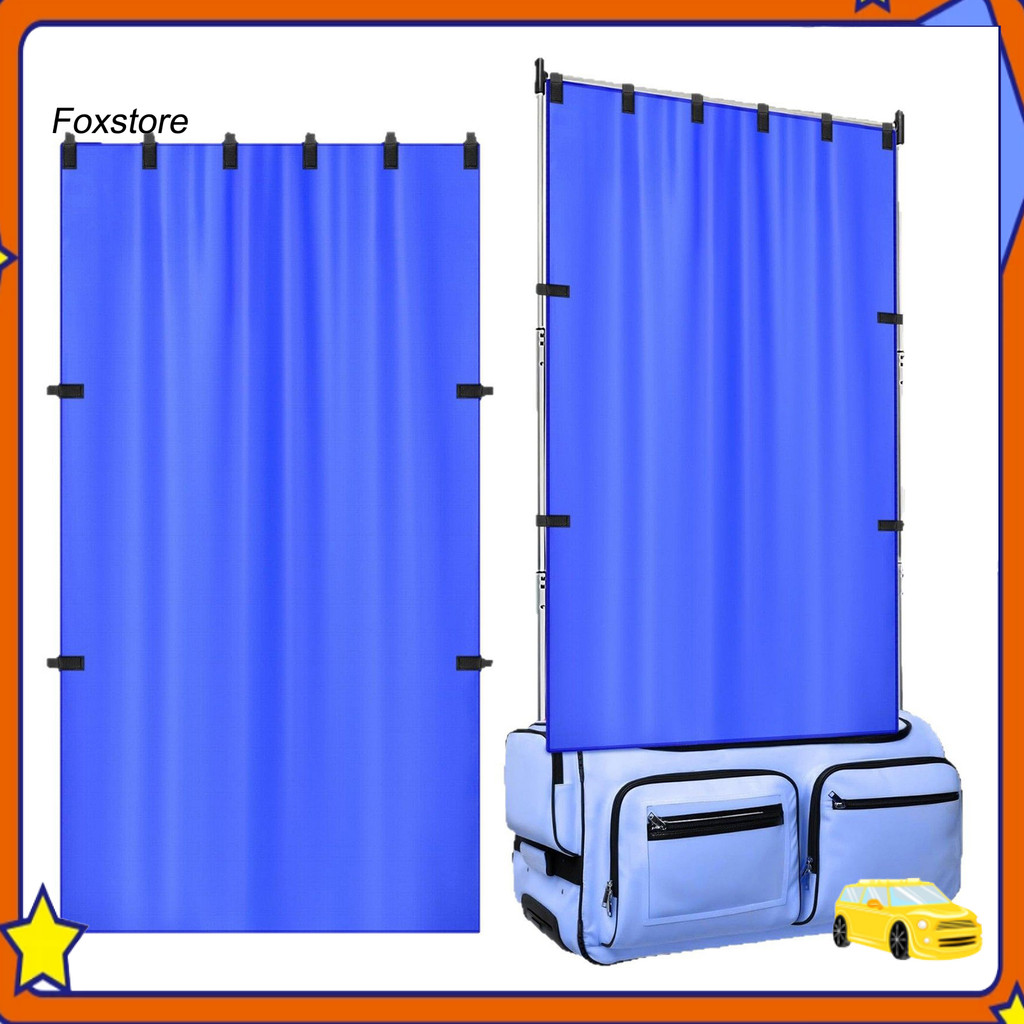 FOX- Privacy Curtain Solid Color Easy to Install Multipurpose Dance Bag ...