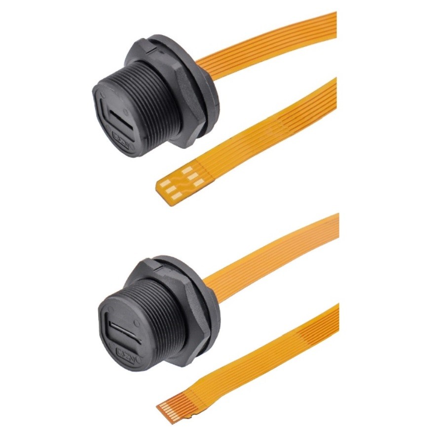 circular waterproof ip67 chassis panel screw wall mount sim card tf ...