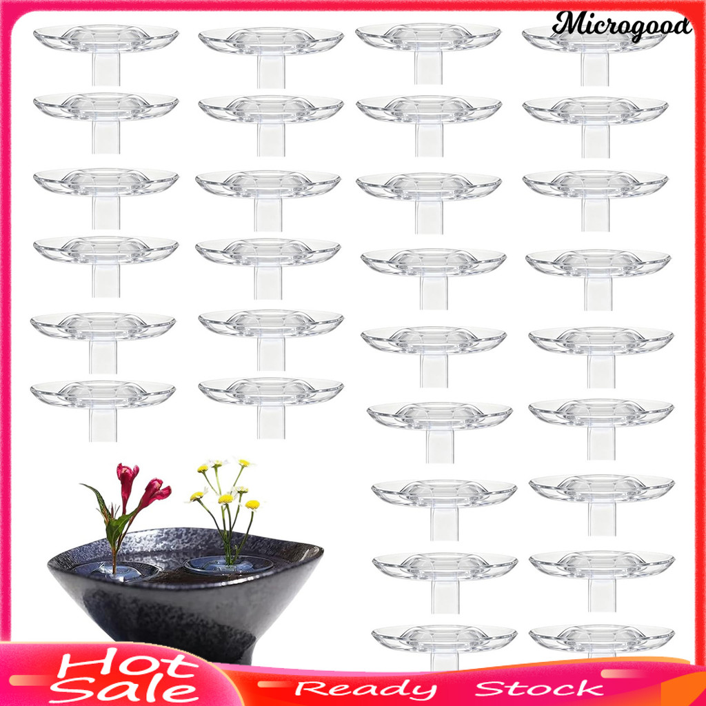[MIC]☃Floating Flower Stem Holder Clear Floral Arrangement Holder ...