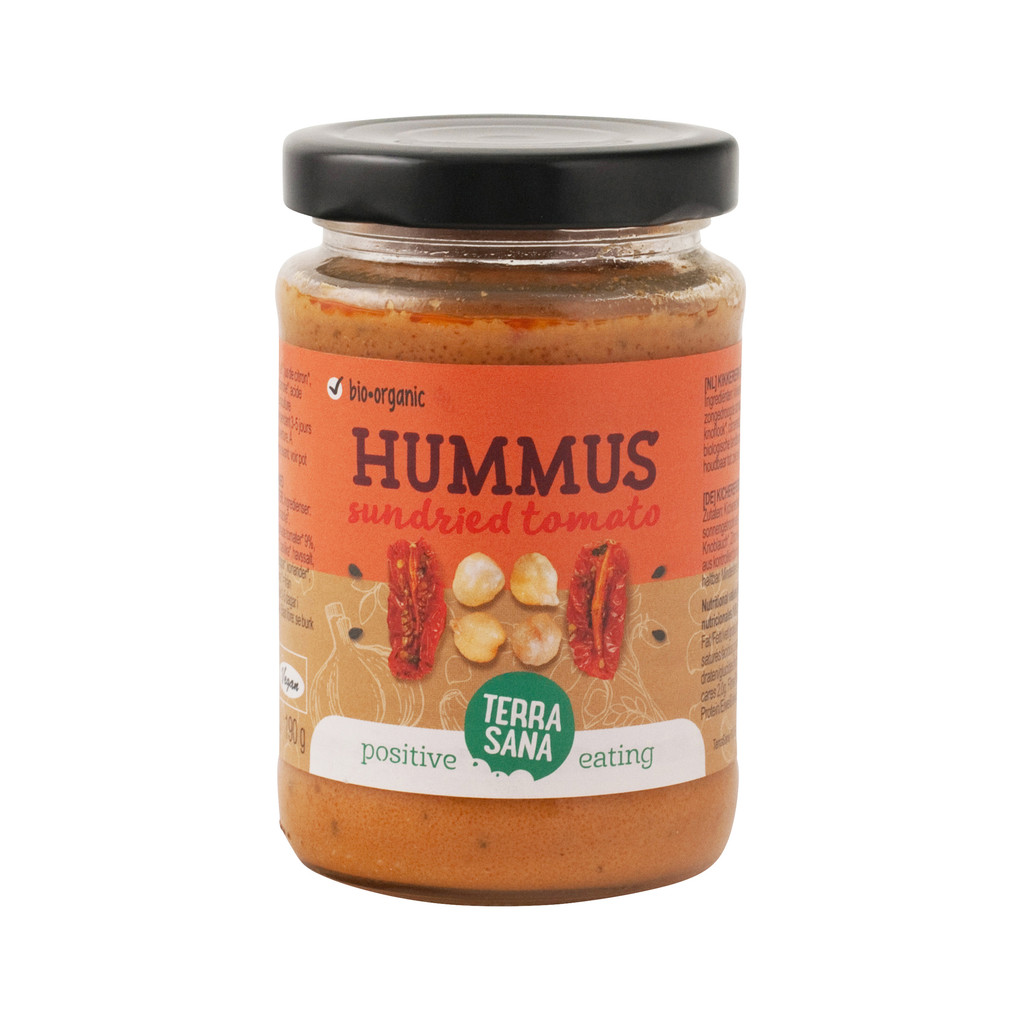 Terrasana Dried Tomato Hummus Sauce 190g – Delicious vegan sauce ...