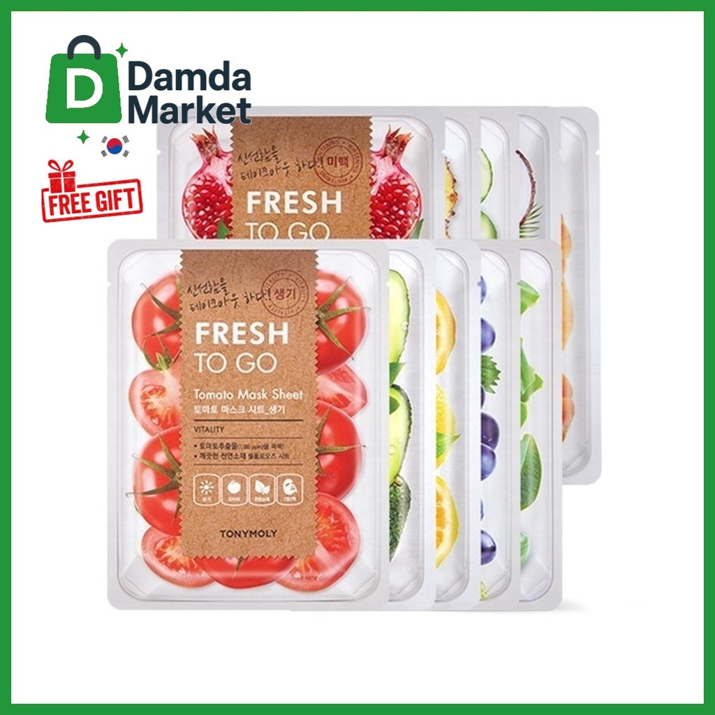 TONYMOLY Fresh To Go Mask Sheet 25g, 10ea | Shopee Singapore