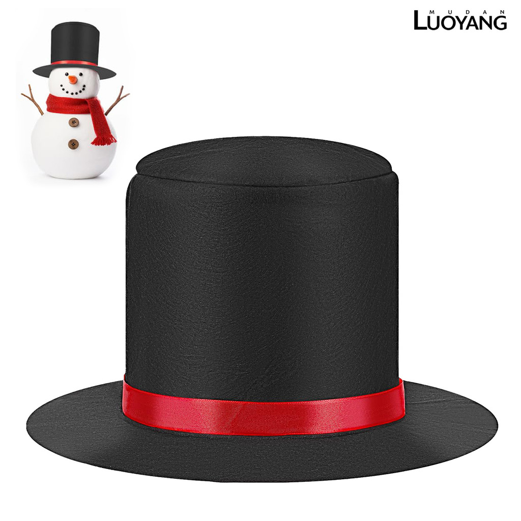[Luo] Christmas Snowman Hat Kit Large Snowman Top Hat Felt Carrot Nose ...