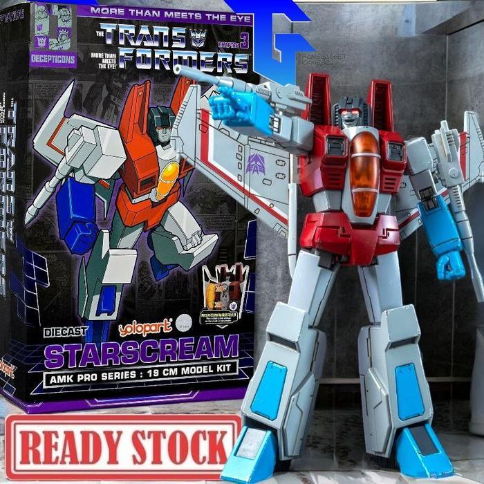 YOLOPARK AMK PRO SERIES TRANSFORMERS G1 - DECEPICONS STARSCREAM DIECAST ...