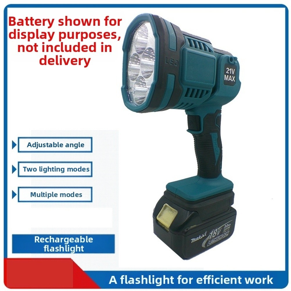 【FSFO】Rechargeable LED Headlamp Outdoor Work Light 21V Max Portable ...