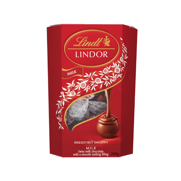 Lindt Lindor Milk Chocolate 200g – Swiss melted Milk chocolate | Shopee ...