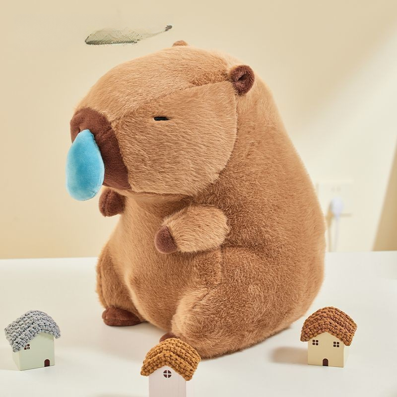 TheGreenParty Kapi Capybara Stretching Snot Doll Decompression Plush ...