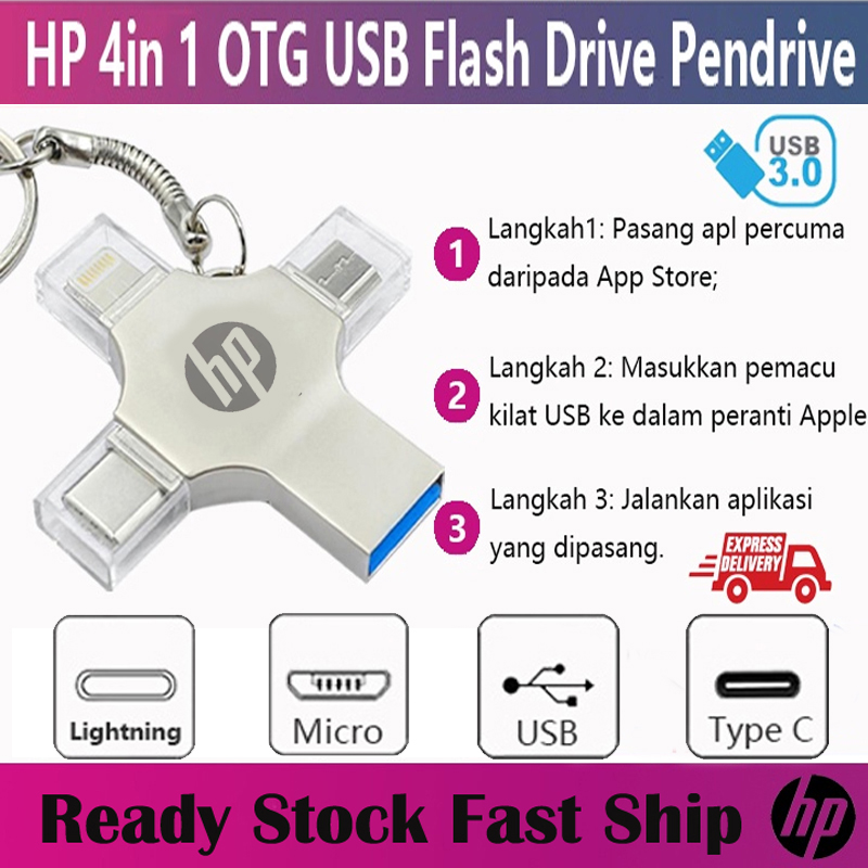2TB USB Pendrive External Hard Disk Type-C 1TB OTG Flash Drive 512GB 256GB Pendrive For iPhone ...