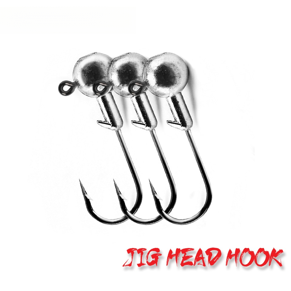 Crank Lead Hook 1-10g 10 Packs Hard Bait Soft Worm Lead Hook | Shopee ...