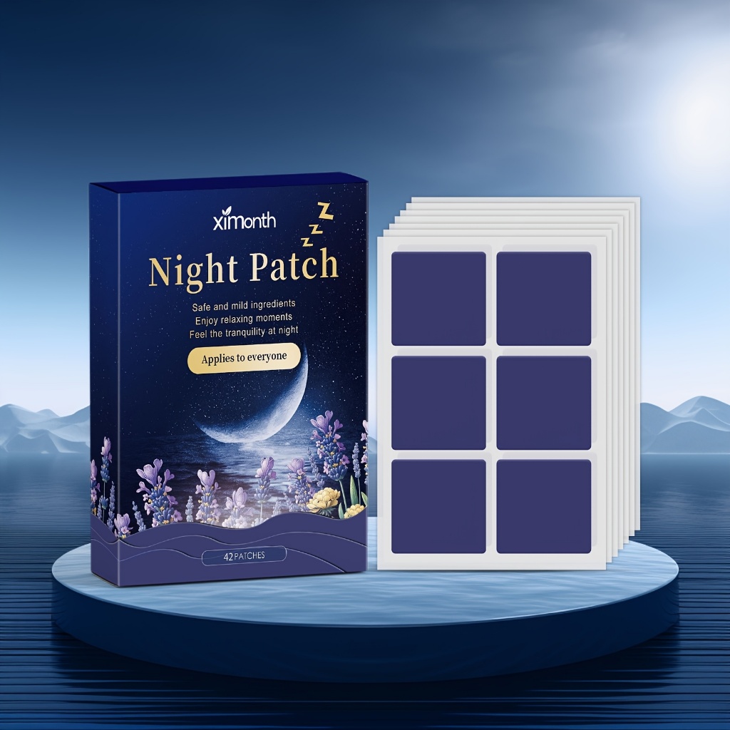 New Anti-Stress Sleep Patch - Lavender Essential Night Patch for ...