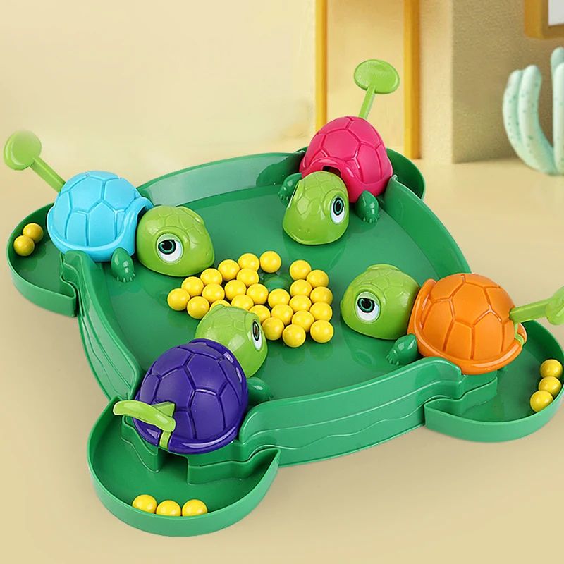 Interactive Speed Turtle Tabletop Toy, Multiplayer Parent-Child Board ...
